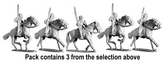 FD1015 - 2nd Crusades Light Cavalry with Spears (3) – EOE Orbis